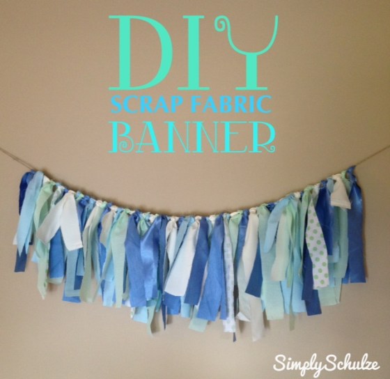 DIY Scrap Fabric Banner | simplyschulze