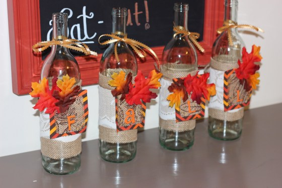 DIY Fall Wine Bottle Decor – Perfect for any season! | simplyschulze