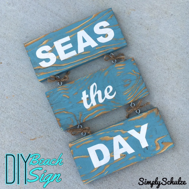 DIY Hanging Beach Sign – A Scrap Wood Project | simplyschulze